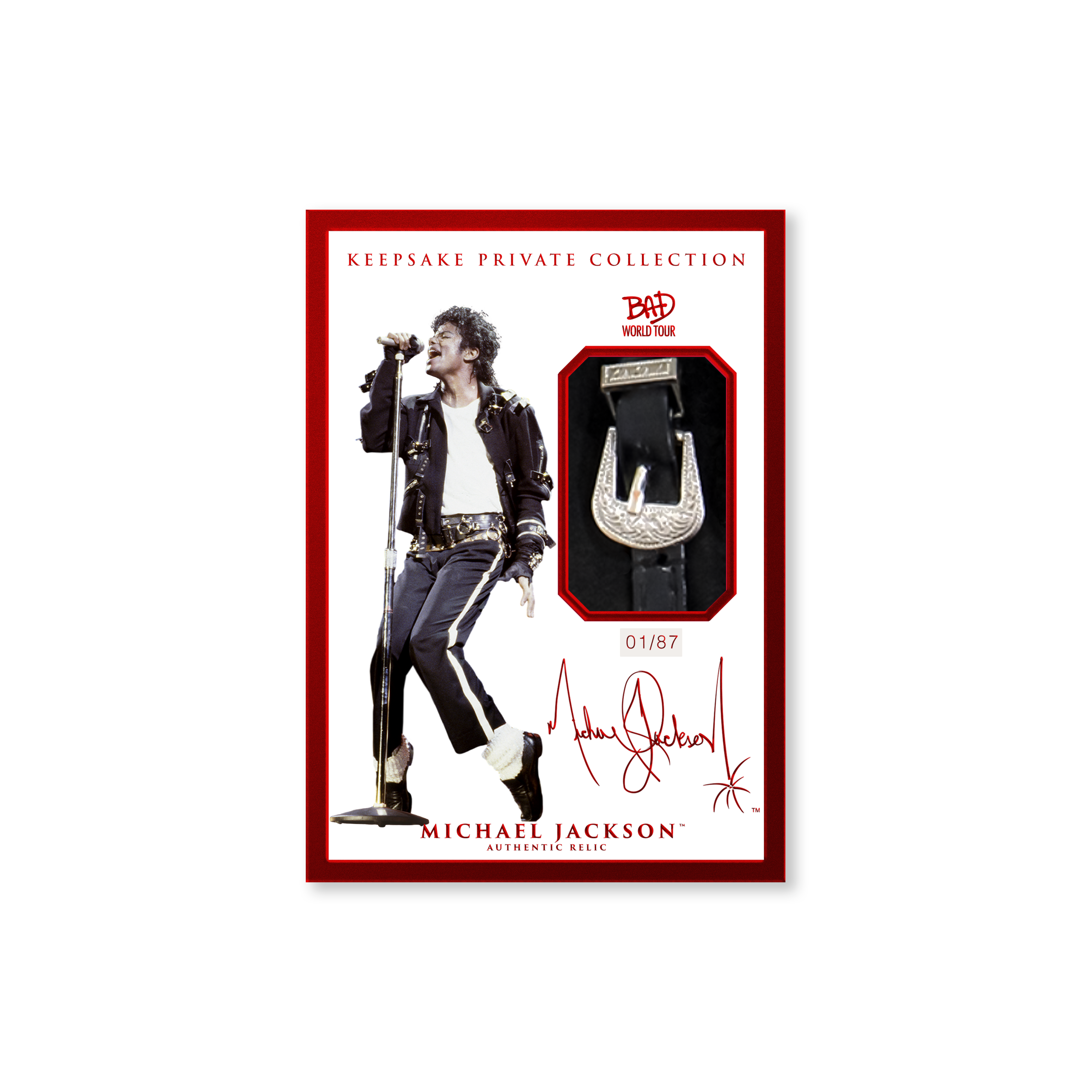 Michael Jackson Bad World Tour Keepsake Premiere Collection - Hobby Bo ...