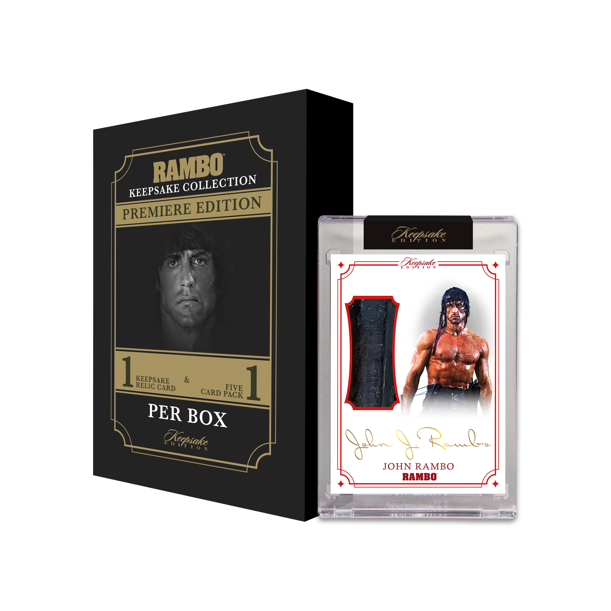 Rambo Keepsake Premiere Collection Box – Keepsake Cards